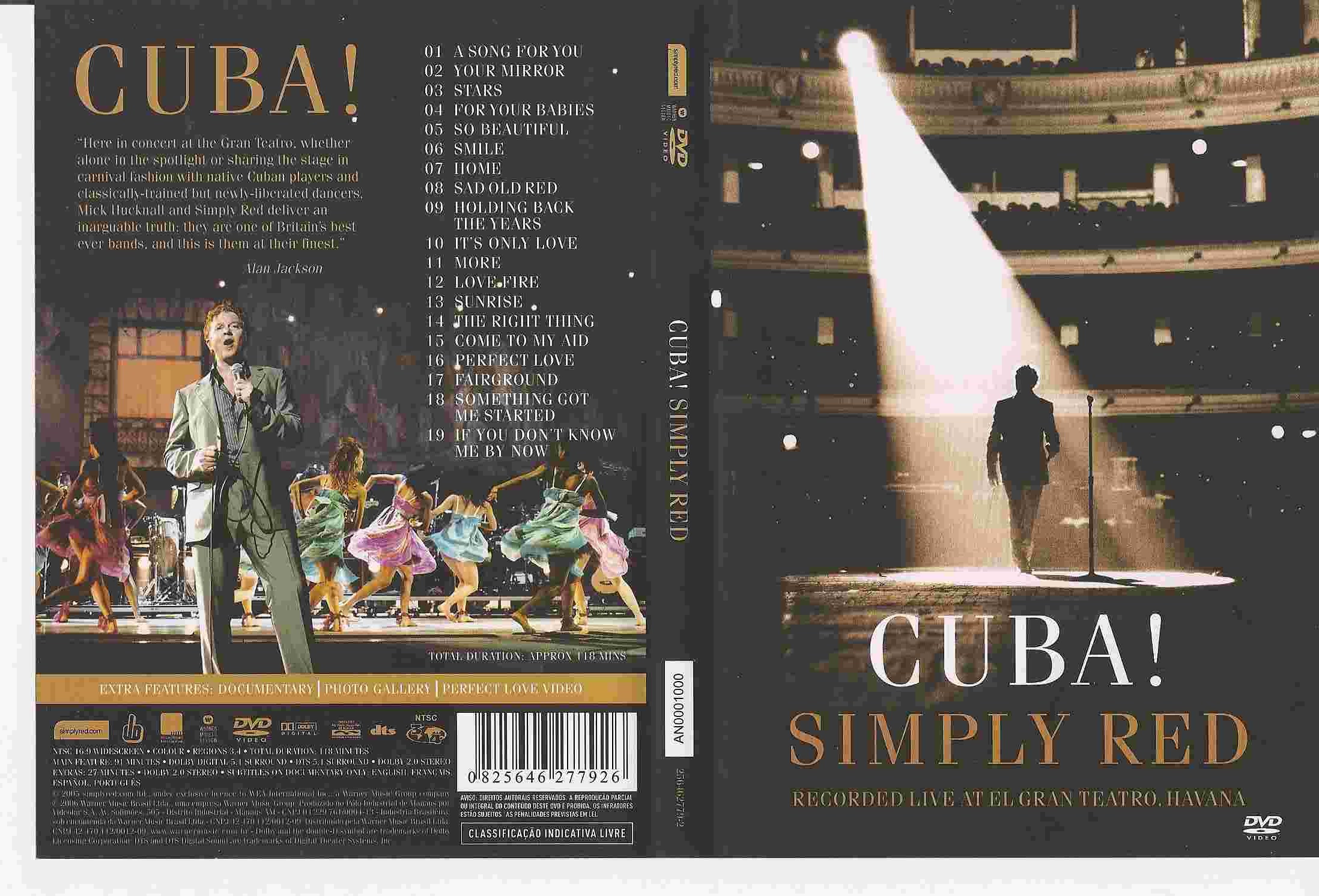 Simply Red Cuba! : Front | DVD Covers | Cover Century | Over 1.000.000 ...
